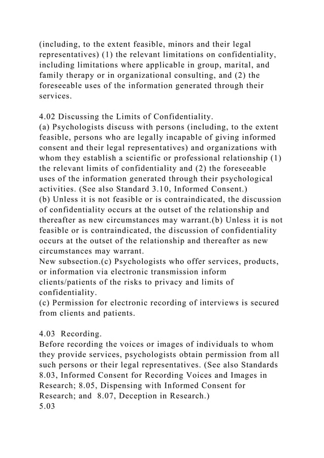 Redline Comparison of APA Ethical Principles of Psychologists an.docx ...