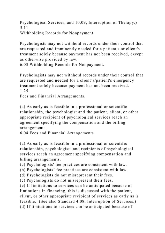 Redline Comparison of APA Ethical Principles of Psychologists an.docx