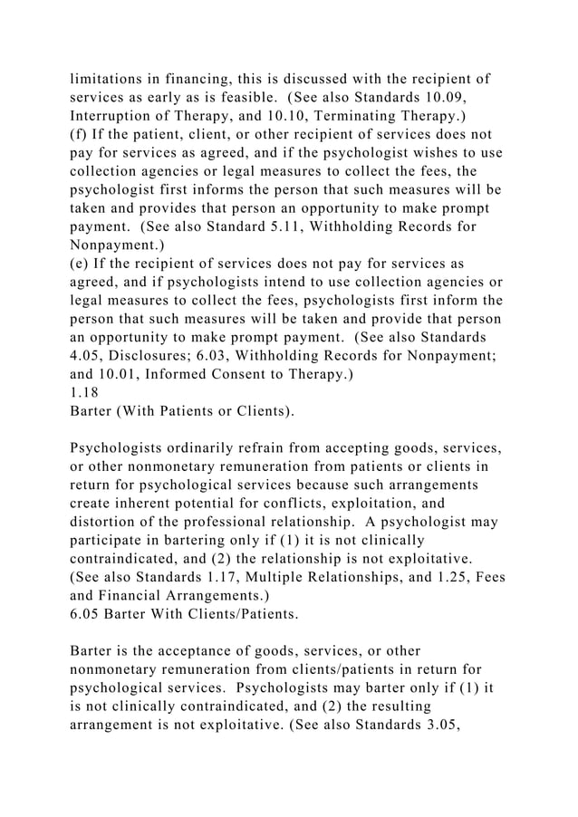 Redline Comparison of APA Ethical Principles of Psychologists an.docx ...