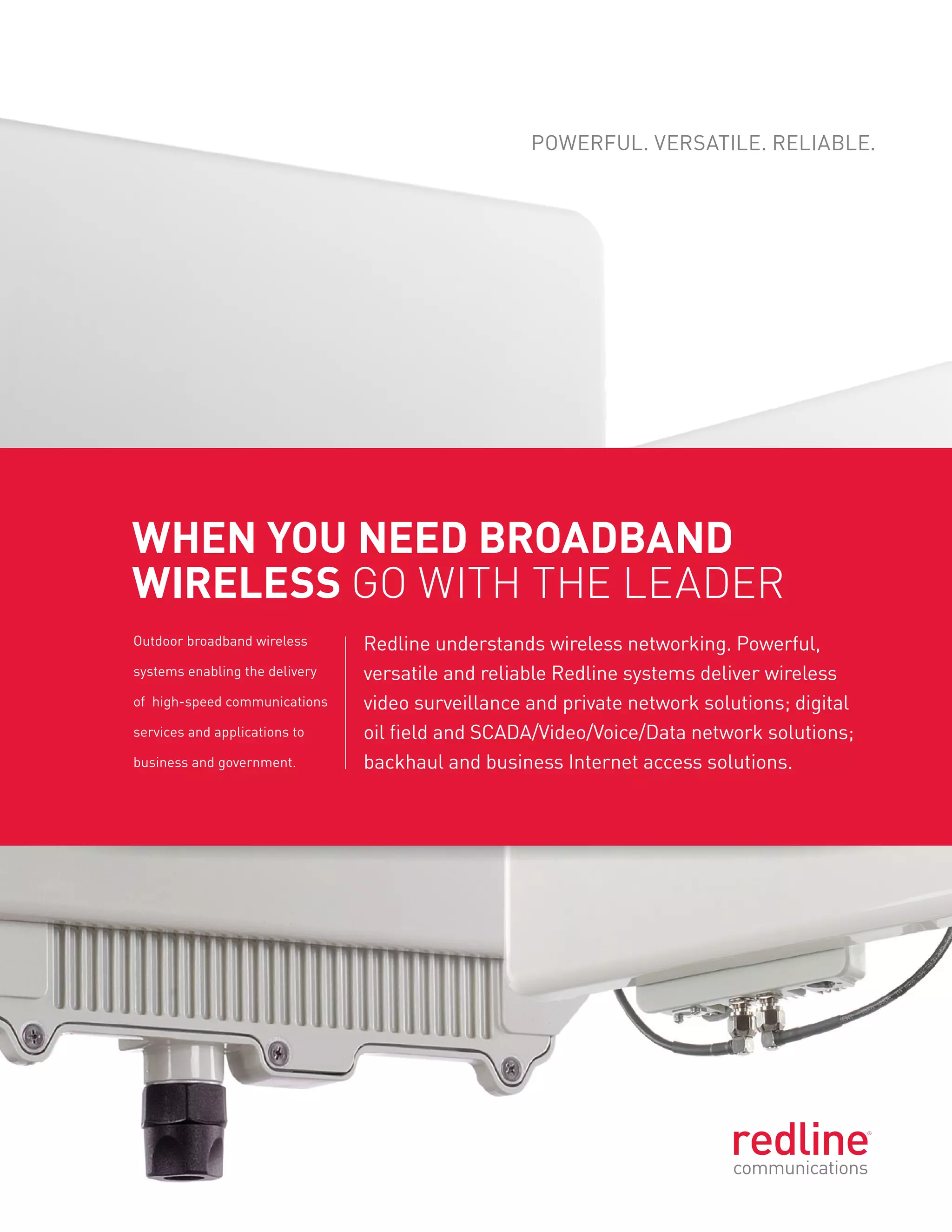 Redline products brochure | PDF