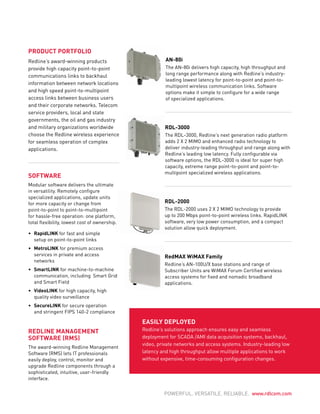 Redline products brochure | PDF