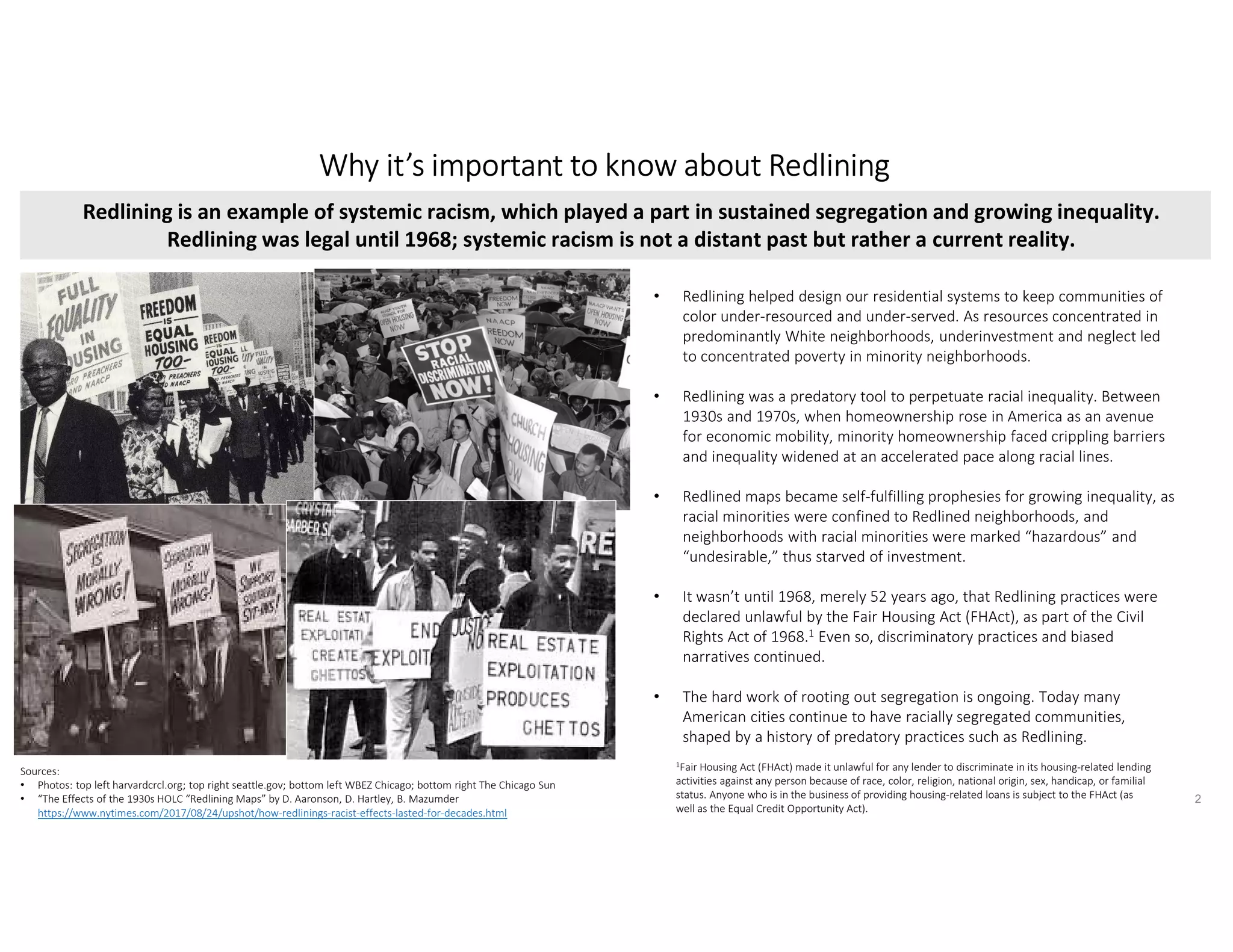 Race, Redlining and our Neighborhoods: Brooklyn, Chicago & D.C. | PDF