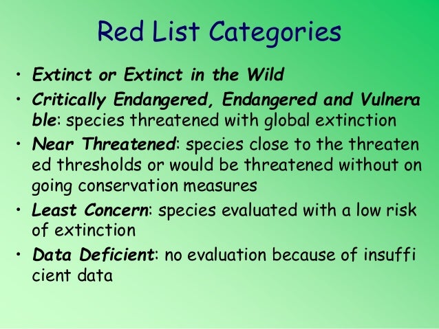 Red list