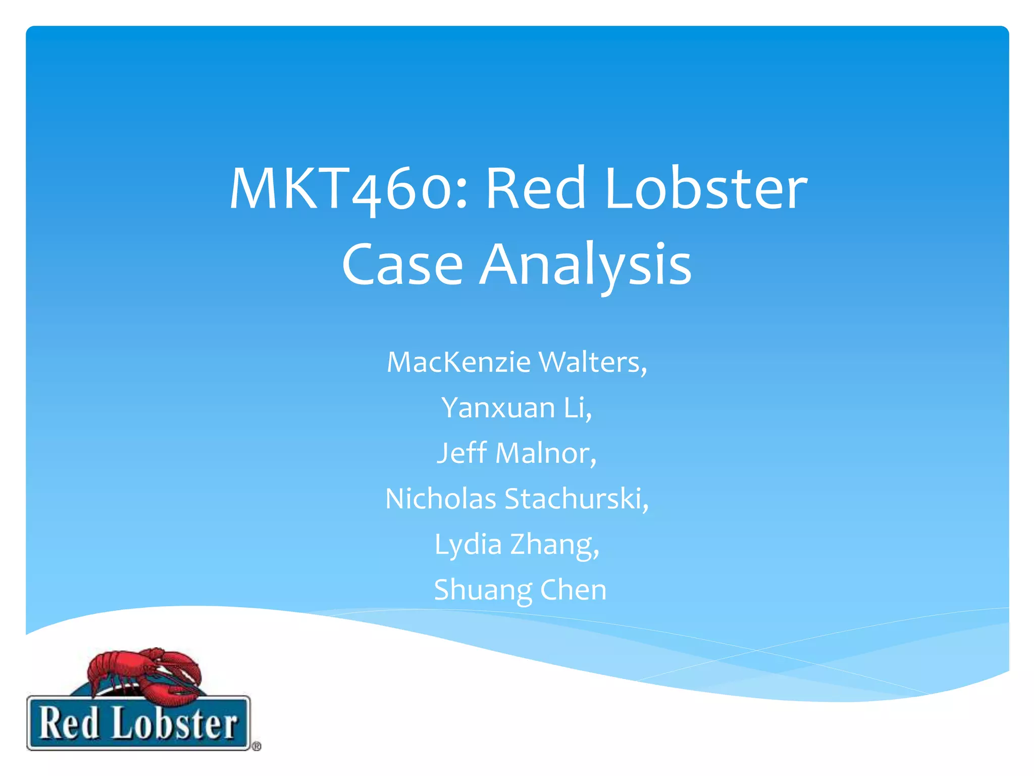 Red lobster powerpoint! | PPTX