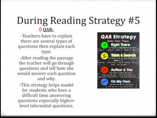 Before, During and After Reading | PPTX