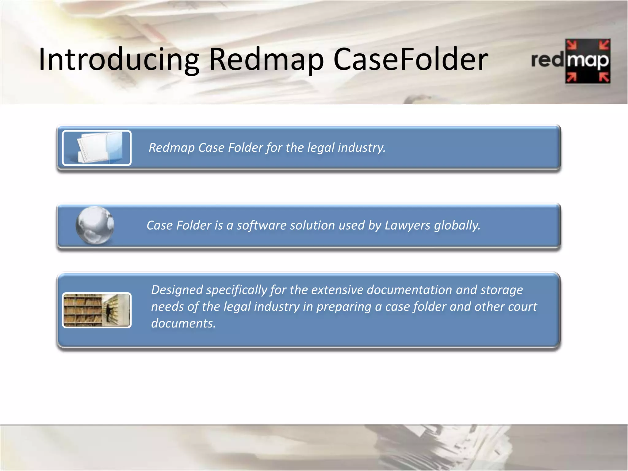 Redmap Brief Builder For Lawyers | PPT