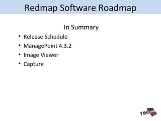 Redmap User Group 1 Full2 | PPT