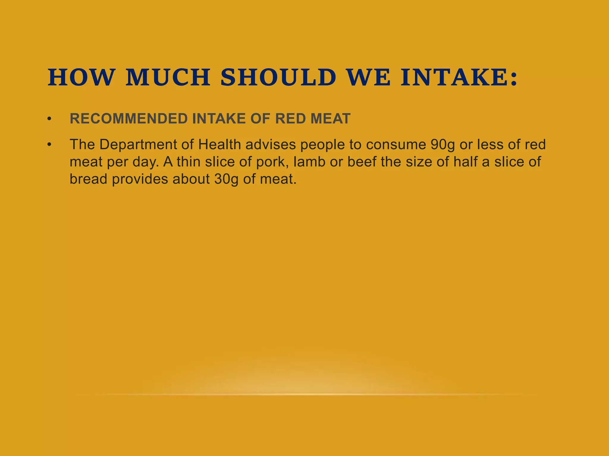 Red meat facts | PPTX