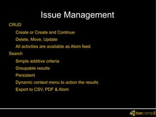 Hassle Free Issue tracking with redmine | ODP