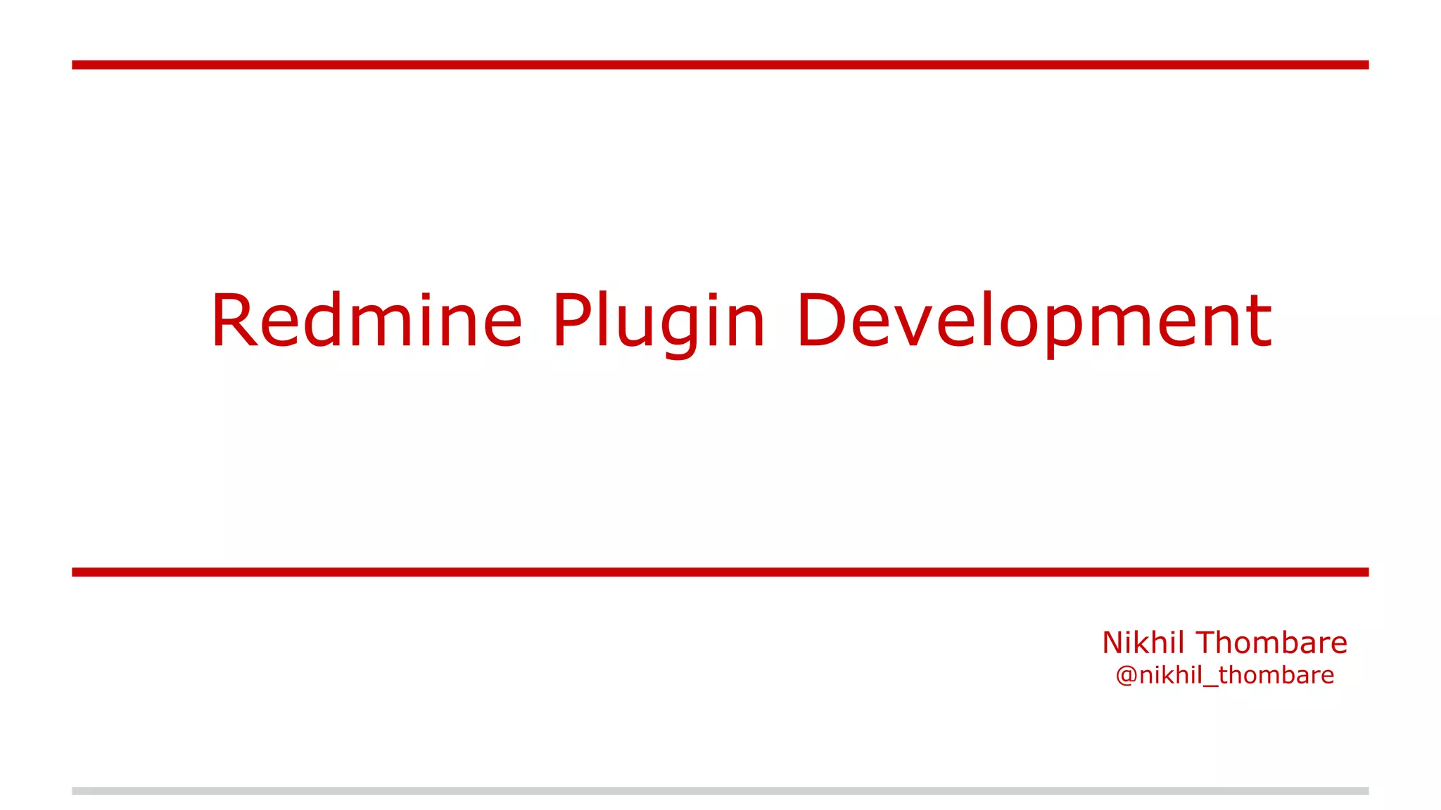 Redmine meetup | PDF | Computer Software and Applications | Computing