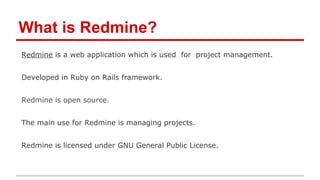 Redmine meetup | PDF | Computer Software and Applications | Computing