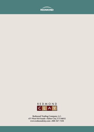 Redmond Clay Booklet | PDF