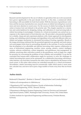 Robotic Harvesting of Fruiting Vegetables: A Simulation Approach in V-REP, ROS and MATLAB | PDF
