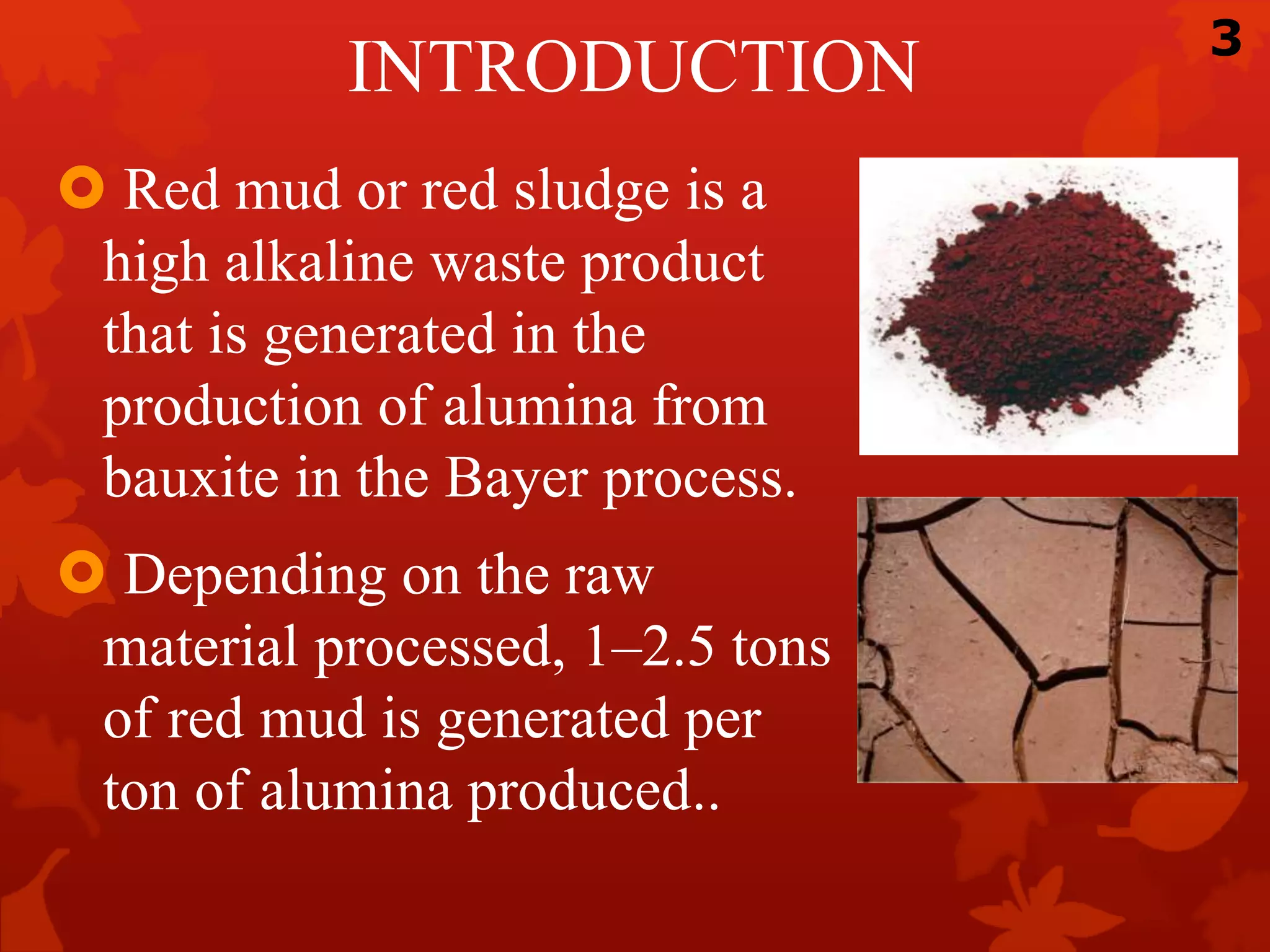 Red mud processing and utilization | PPTX