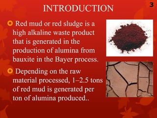 Red mud processing and utilization | PPTX