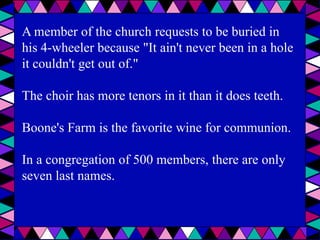 Redneck church | PPT