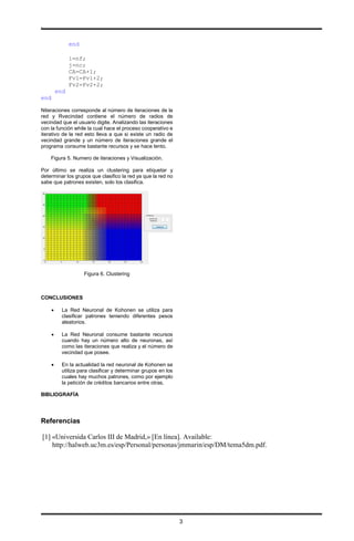 Red neuronal kohonen (Clasificación de colores) | PDF