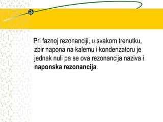 Redno rezonantno kolo | PPTX