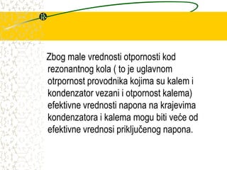 Redno rezonantno kolo | PPTX