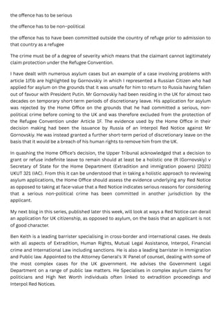 Red Notices - Interpol And Immigration How Bad-Faith Red Notices Derail ...