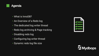 Redo log improvements MYSQL 8.0 | PPT