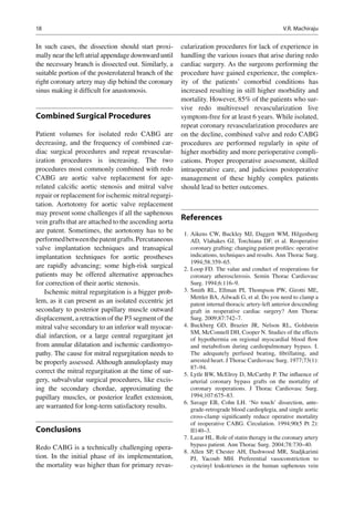 Redo cardiac surgery in adults | PDF