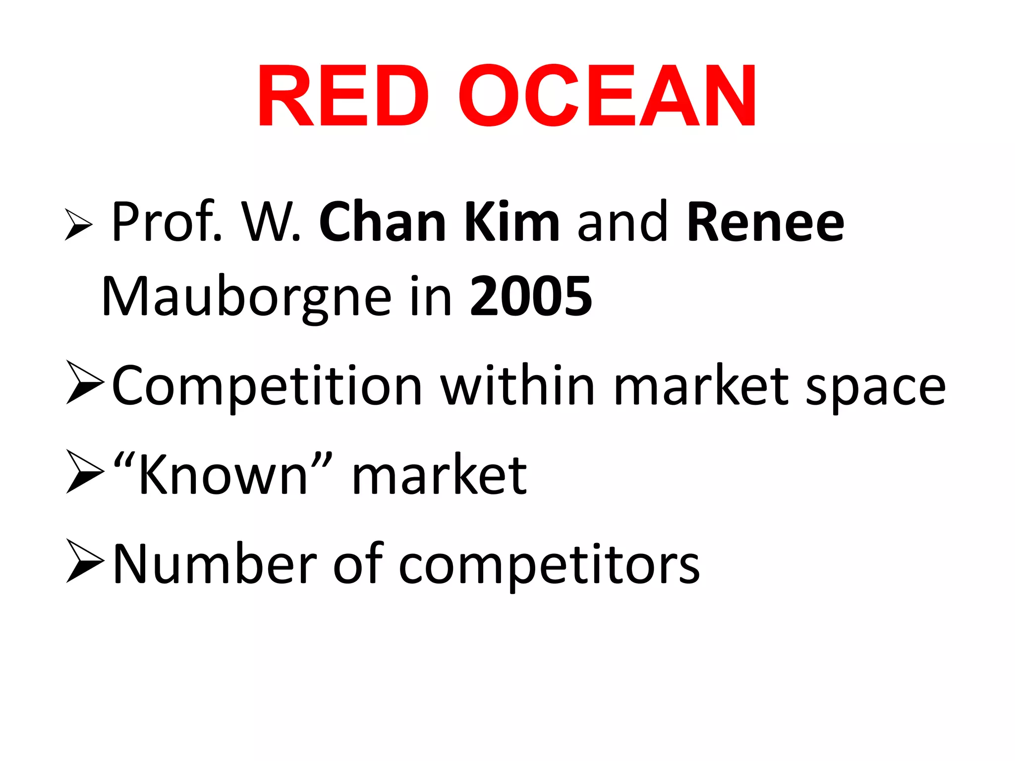 Red ocean Strategy | PPTX