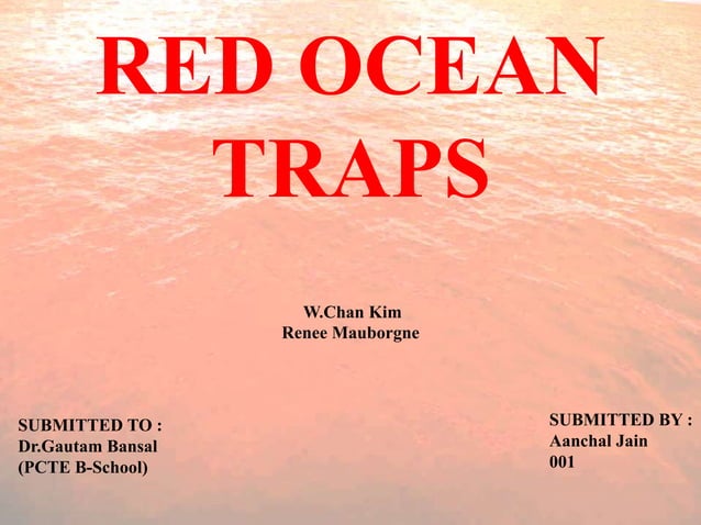 Red ocean traps HBR | PPTX