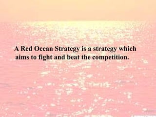 Red ocean traps HBR | PPTX