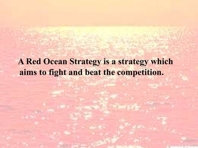 Red ocean traps HBR | PPTX