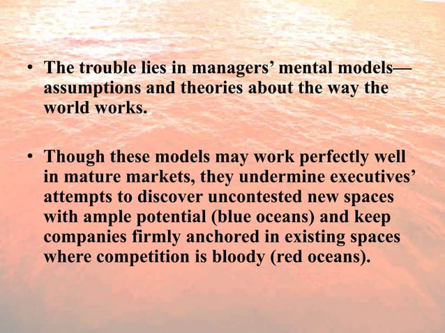 Red ocean traps HBR | PPTX