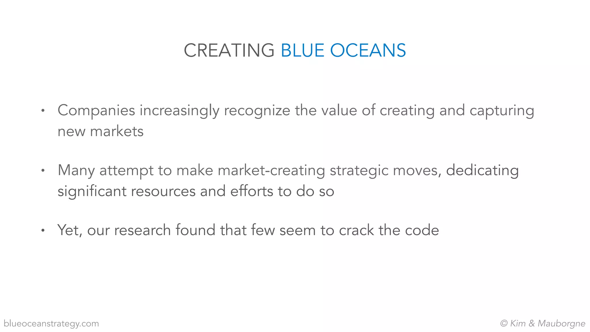 Red Ocean Traps. Mental Models that Undermine Market-Creating ...