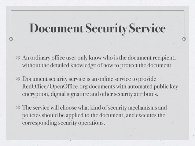 Red Office Documents Security Proposal | PPT