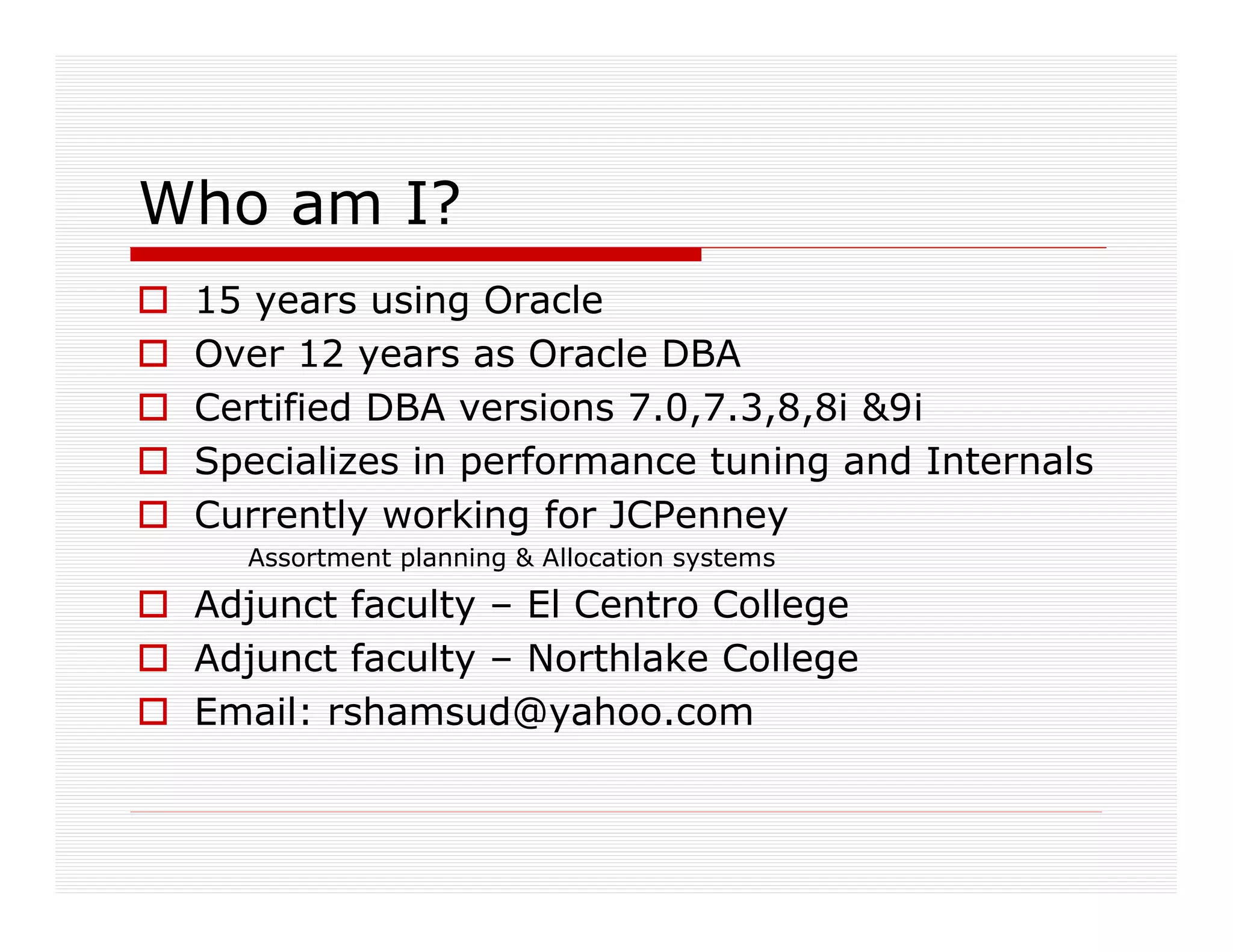 Redo internals ppt | PPT