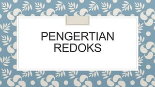 Redoks | PPT