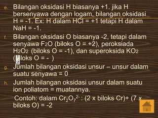 Senyawa Redoks | PPT