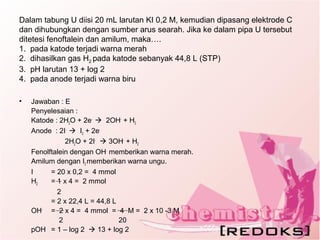 Redoks soal 1234 | PPT