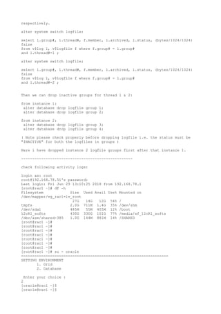 Redo logfile addition in oracle rac 12c | PDF