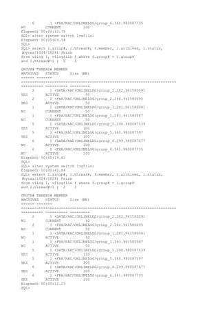 Redo logfile addition in oracle rac 12c | PDF