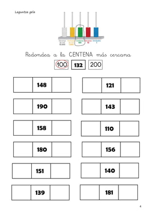 Redondeo a centena | PDF