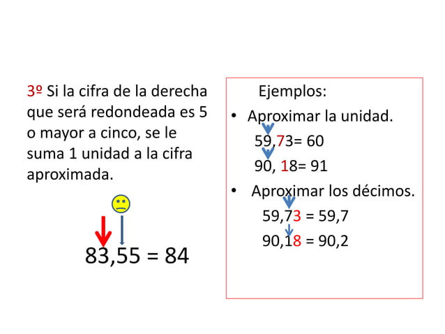 Redondeo de números decimales | PPTX