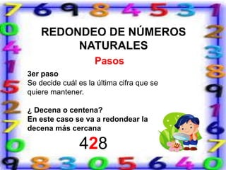 Redondeo de números naturales | PPTX
