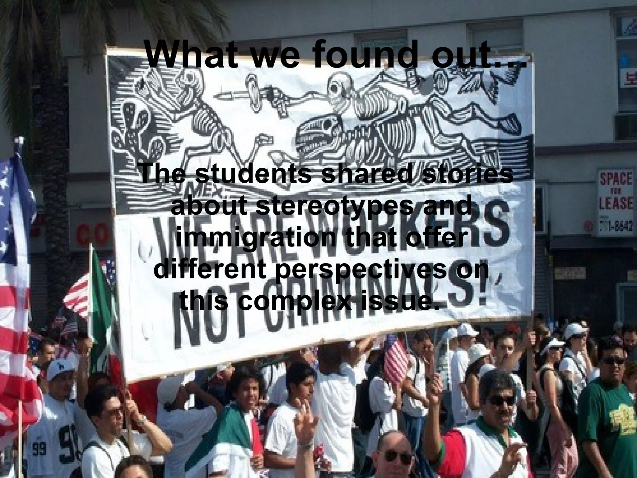 Stereotypes and Immigration | PPT