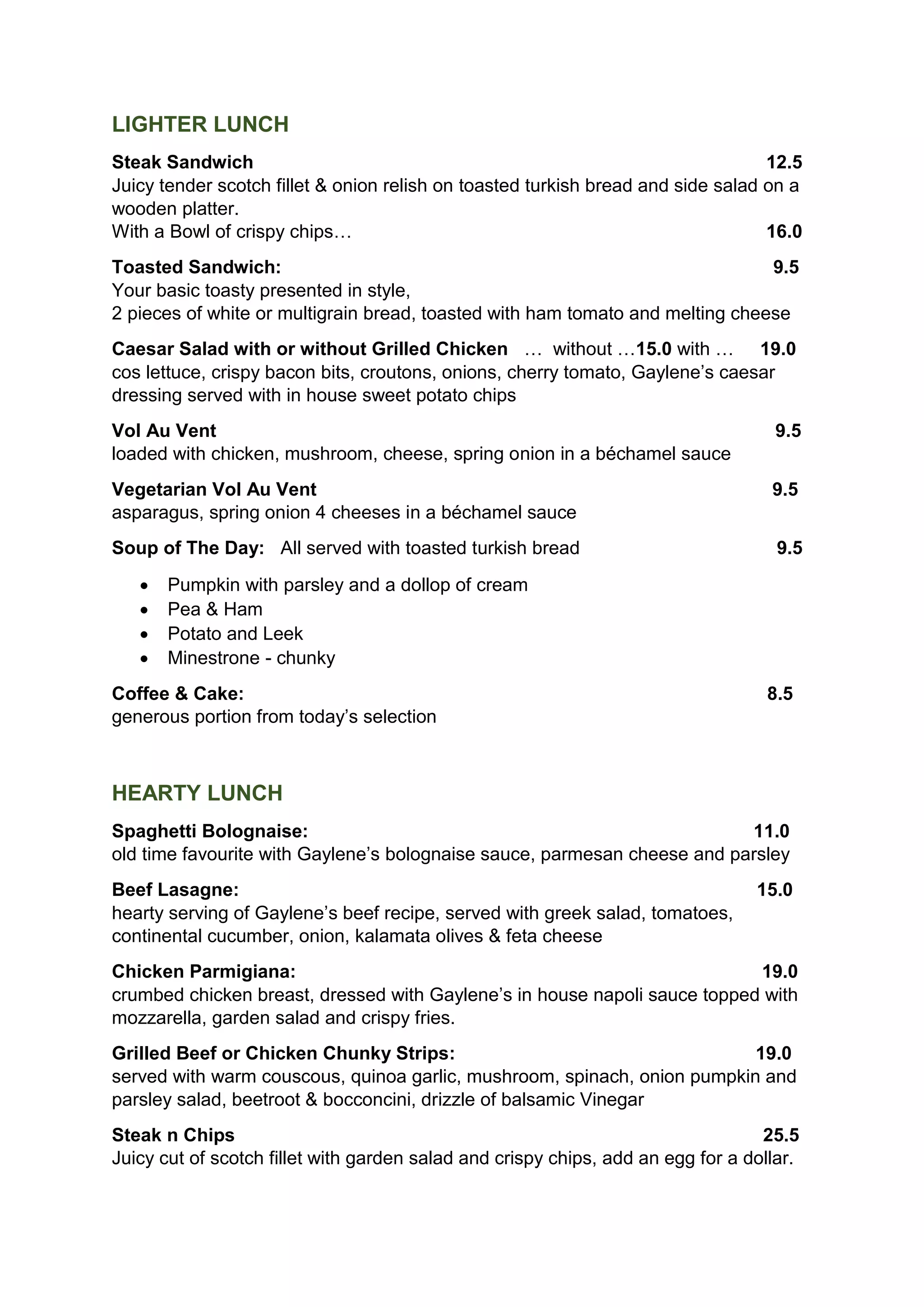 Re"Door Cafe Restaurant Menu | PDF