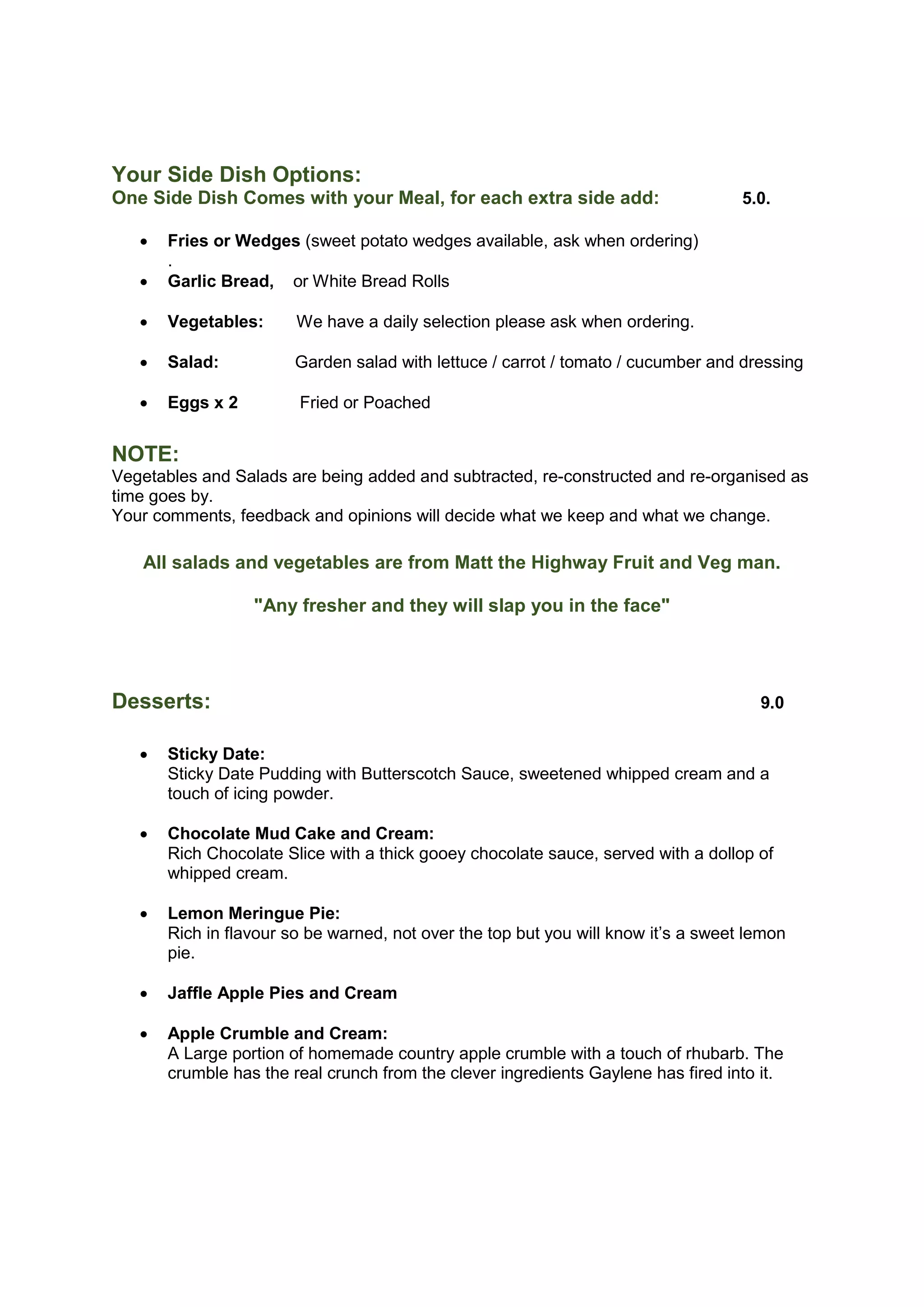 Re"Door Cafe Restaurant Menu | PDF