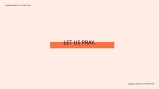 Red Orange Black Modern Typography Beatitudes Sermon Church ...