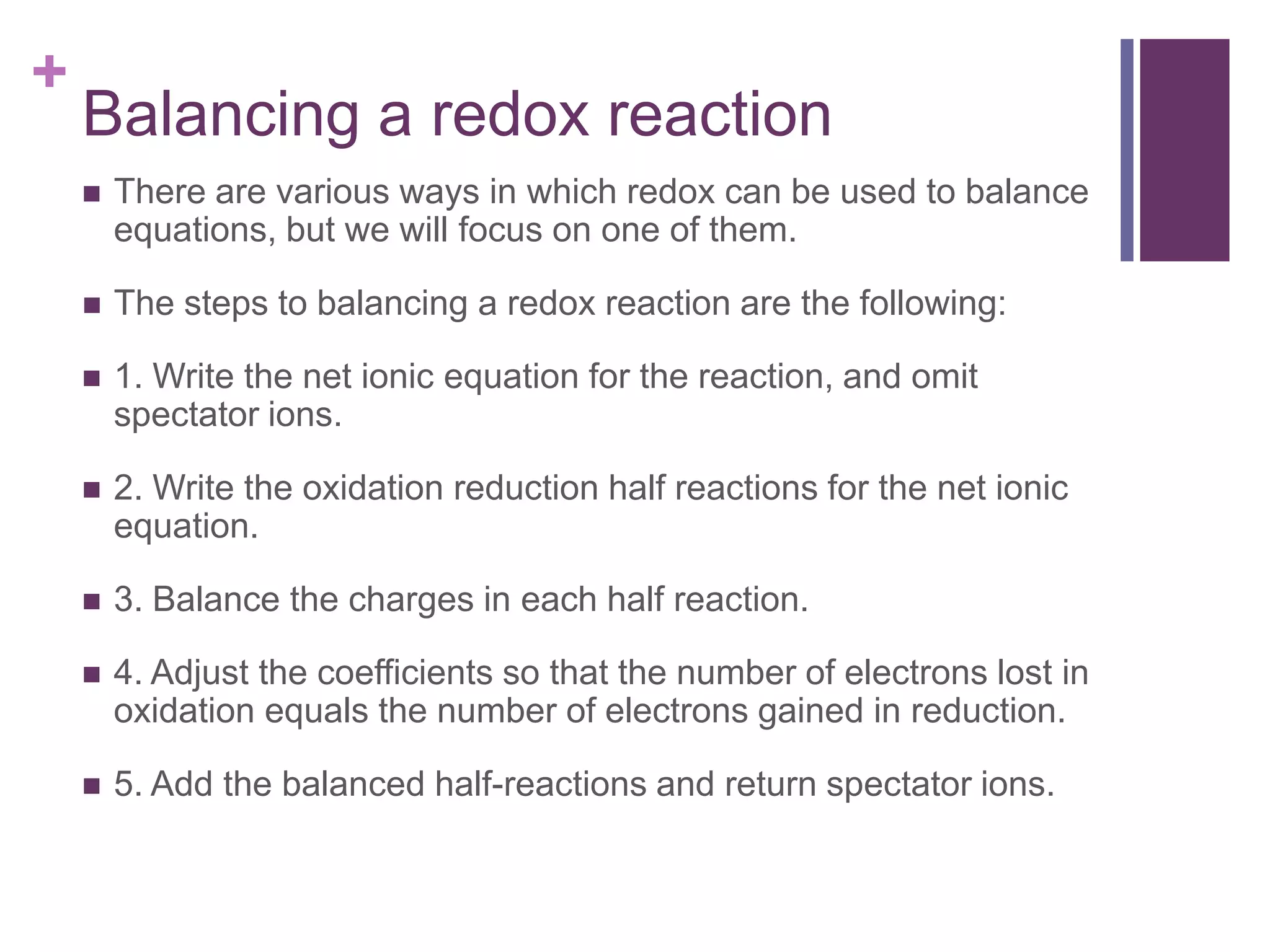 Redox | PPTX