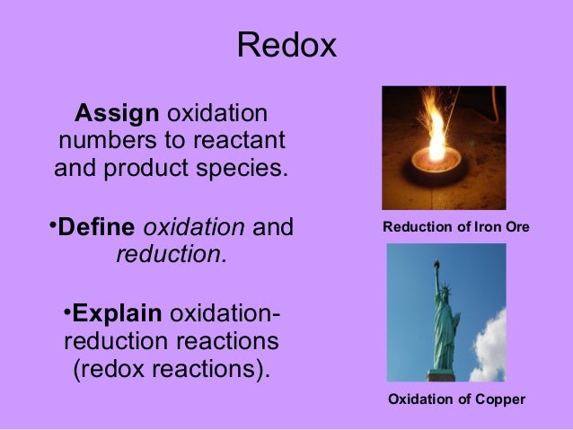 Redox Oxidationreduction Reaction Definition Examples