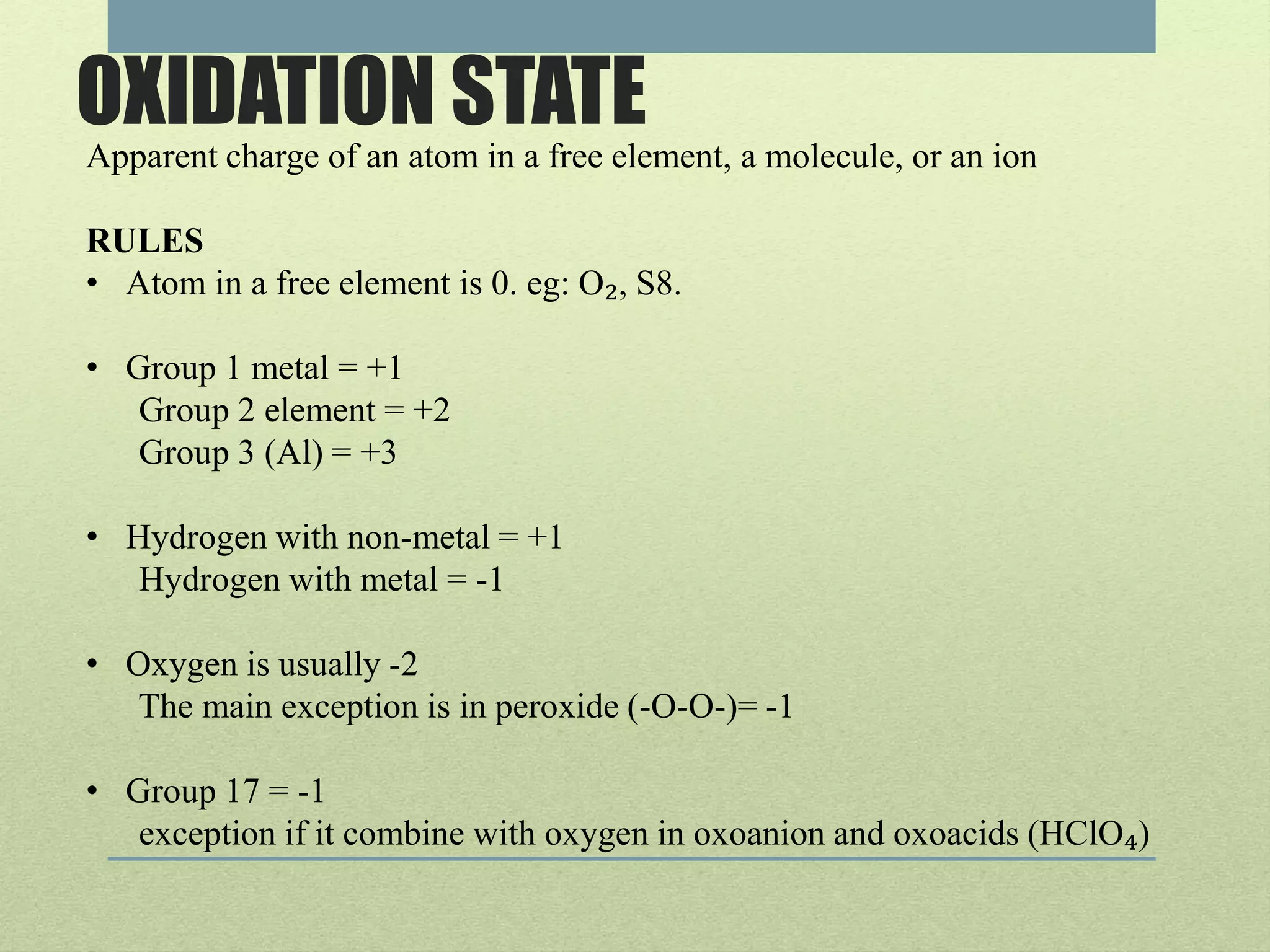IB Chemistry SL Redox | PPT