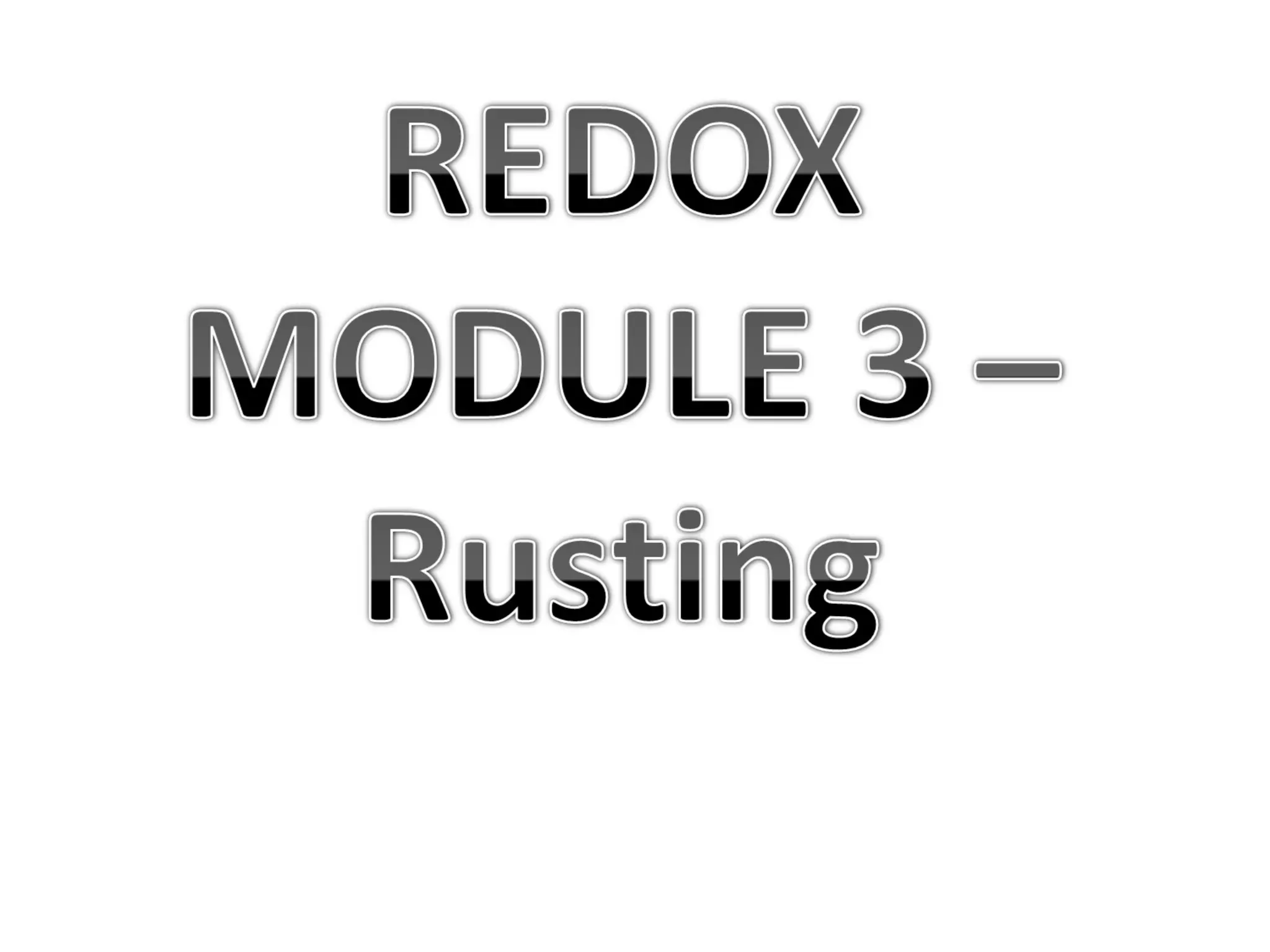 Redox part 3= rusting - reactivity series and diff between electrolytic ...